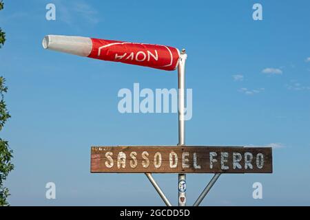 Peak of the Sasso del Ferro, Laveno, Lake Maggiore, Lombardy, Italy ...