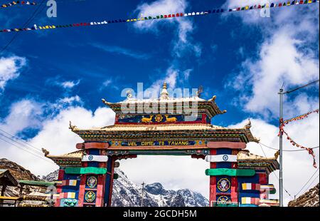 Tawang city entrance gate ; Arunachal Pradesh ; India Stock Photo - Alamy
