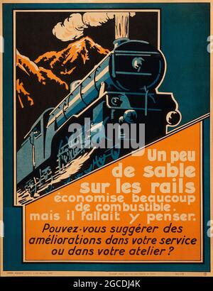 Vintage train / railway / transportation poster. Orient-Express ...