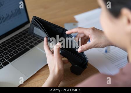 Indian female spend money online using plastic card mobile phone Stock ...