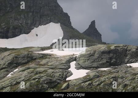 Small peak in the Pizol area Stock Photo - Alamy