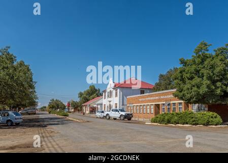 ROUXVILLE, SOUTH AFRICA - APRIL 23, 2021: A street scene, with ...