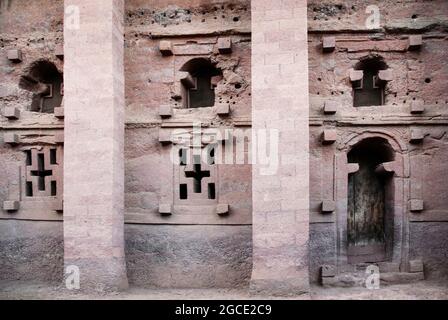 lalibela ancient rock-hewn monolithic churches landmark UNESCO heritage ...