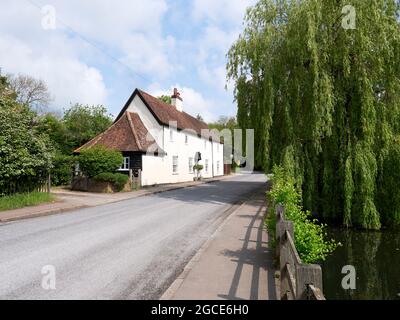 Village pond at Bennington, Hertfordshire Stock Photo - Alamy