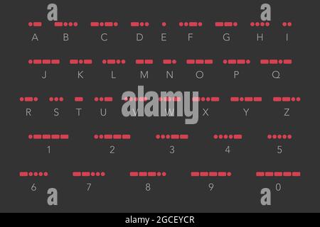 Dot and dash line letters set, geometric maze symbols. Square blocks ...