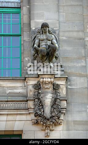The Mercat Building at Glasgow Cross in Glasgow, Scotland Stock Photo ...