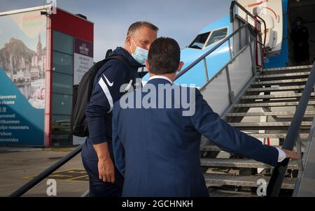 Genk's technical director Dimitri De Conde pictured during a press ...