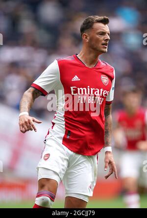 Arsenal's Ben White during The Mind Series match at the Tottenham ...