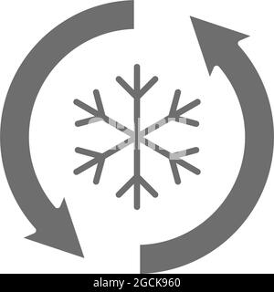 Snow Flake Icon - Free vector icon Stock Vector Image & Art - Alamy