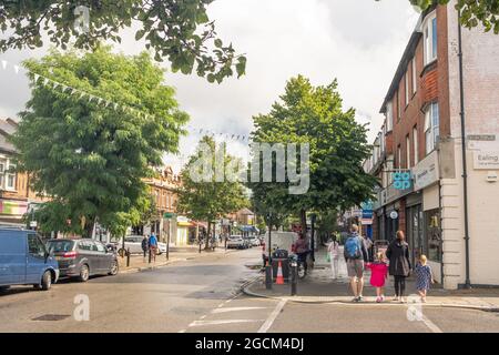 High Street, Pitshanger Lane, Ealing, London, England Stock Photo - Alamy