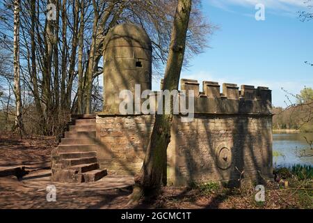 The Fort, Newstead Abbey, Nottinghamshire, UK Stock Photo - Alamy
