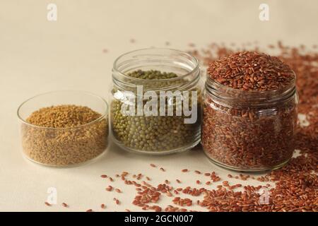 Ingredients of uluva kanji, a famous Ayurveda treatment in kerala ...