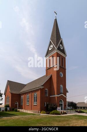 St. Gall's Catholic Church, built in 1905, Colton, WA 99113, USA Stock ...