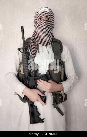 Taliban fighter with m4 weapons, Afghanistan, Kabul Stock Photo - Alamy