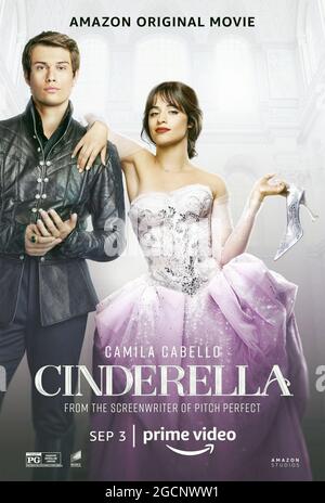 CINDERELLA, US poster, Camila Cabello, as Cinderella, 2021. © Amazon ...