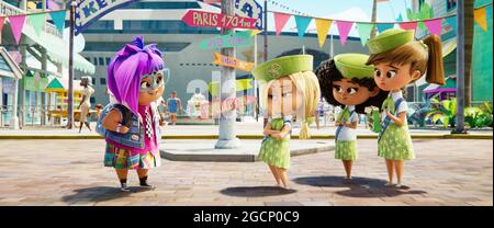 VIVO, from left: Eva (voice: Olivia Trujillo), Becky (voice: Katie ...