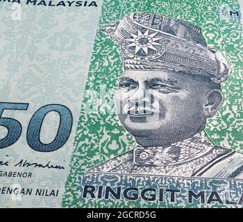 Malaysia ringgit of RM 50 Stock Photo - Alamy