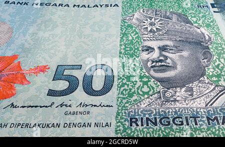 Malaysia ringgit of RM 50 Stock Photo - Alamy