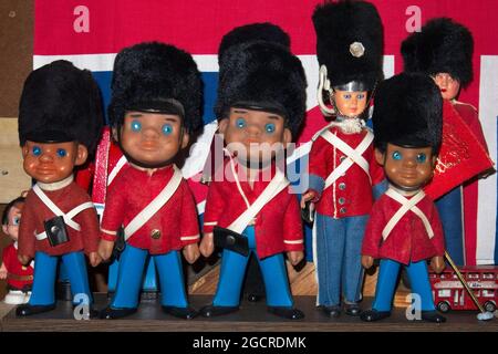 vintage British guard dolls Stock Photo - Alamy
