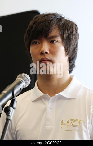 Ma Qing Hua (CHN) Hispania Racing F1 Team (HRT) F112 Test Driver ...