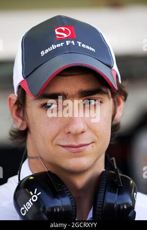 Esteban Gutierrez (MEX) Sauber Third Driver. 07.11.2012. Formula 1 ...