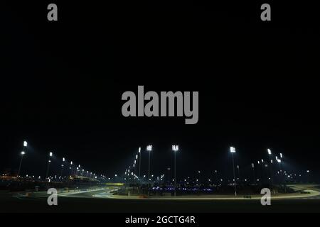 Bahrain International Circuit at night Stock Photo - Alamy