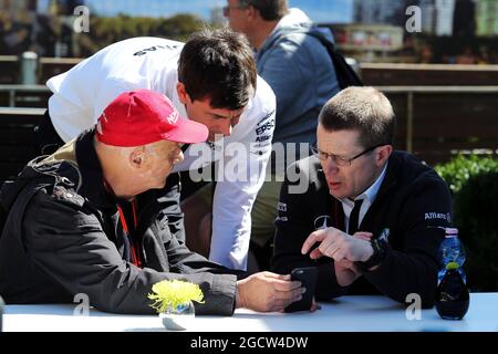 Niki Lauda (AUT). Australian Grand Prix, Saturday 17th March 2012 ...