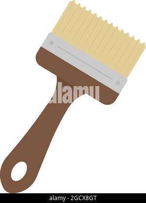 Paintbrush semi flat color vector object Stock Vector Image & Art - Alamy