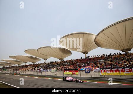 Esteban Ocon (FRA) Sahara Force India F1 VJM10. Spanish Grand Prix ...