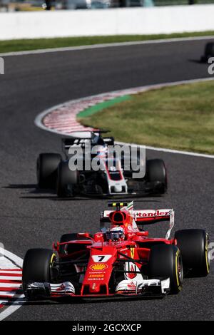 Kimi Raikkonen (FIN) Ferrari SF70H. Azerbaijan Grand Prix, Sunday 25th ...
