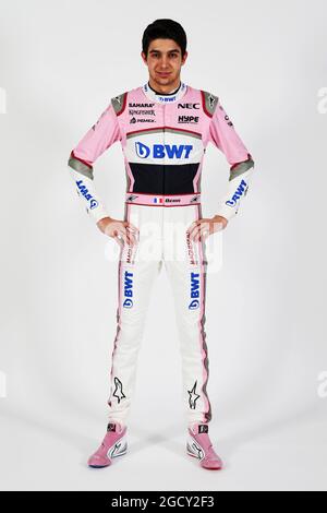 Esteban Ocon (FRA) Sahara Force India F1 VJM10. Spanish Grand Prix ...