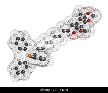 Mitoquinone or mitoQ molecule. 3D rendering Stock Photo - Alamy