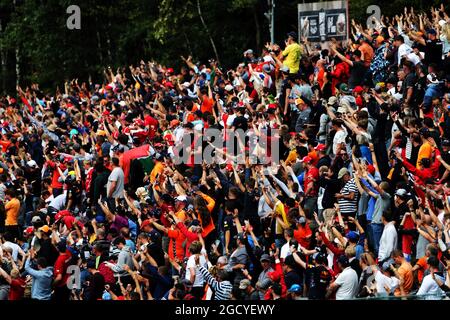 Fans. Belgian Grand Prix, Sunday 26th August 2018. Spa-Francorchamps ...