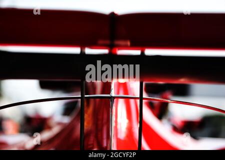 Ferrari Rear wing, technical detail, during the Dutch GP, Zandvoort 28 ...