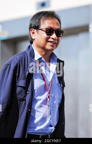 Chalerm Yoovidhya (THA) Red Bull Racing Co-Owner with his wife on the ...