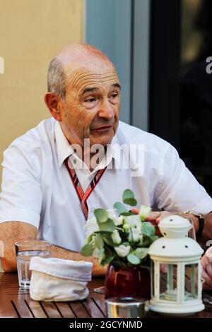 Peter Sauber (SUI) Former Sauber Owner (Right) with his wife Christiane ...