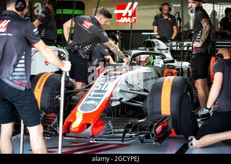 Louis Deletraz (SUI) Haas VF-18 Test Driver. Formula One Testing ...