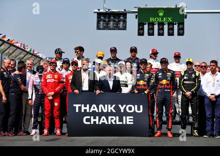 The teams and FIA pay respects to Charlie Whiting. Australian Grand ...