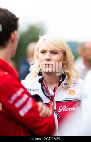 Ruth Buscombe (GBR) Alfa Romeo Racing Trackside Strategy Engineer ...