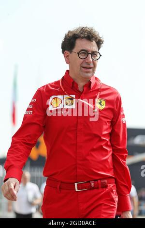 Mattia Binotto, team principal of Italian team Scuderia Ferrari Mission ...