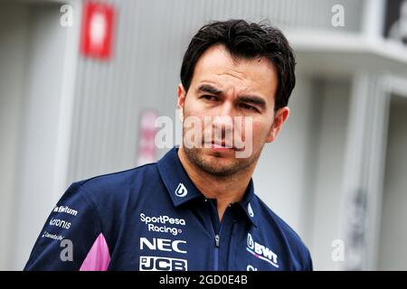 Sergio Perez (MEX) Racing Point F1 Team RP19. 10.05.2019. Formula 1 ...