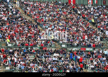 Fans in the grandstand. Mexican Grand Prix, Friday 28th October 2016 ...