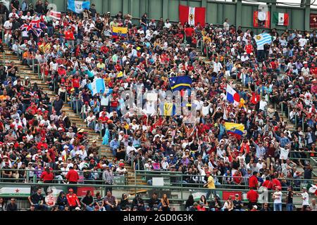 Fans in the grandstand. Mexican Grand Prix, Friday 30th October 2015 ...