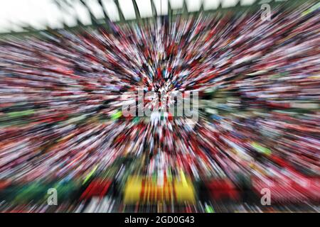 Fans in the grandstand. Mexican Grand Prix, Friday 28th October 2016 ...