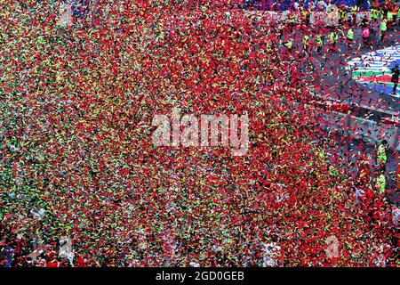 Podium atmosphere. Mexican Grand Prix, Sunday 27th October 2019. Mexico ...