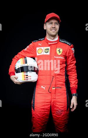Sebastian Vettel (GER) Ferrari. Australian Grand Prix, Thursday 14th ...