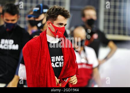 Charles Leclerc (MON) Ferrari on the grid. Russian Grand Prix, Sunday ...