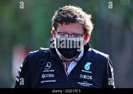 COLE Simon (gbr), Chief Engineer Trackside at Mercedes AMG F1 Team ...