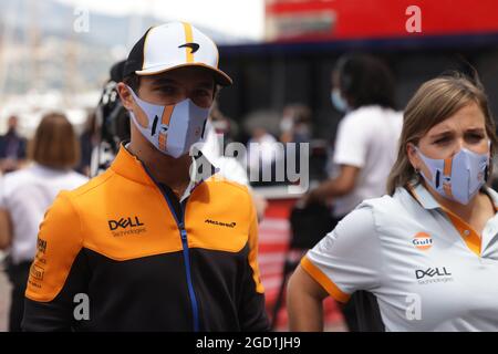 Monaco, Monaco. 23rd May, 2021. NORRIS Lando (gbr), McLaren MCL35M ...