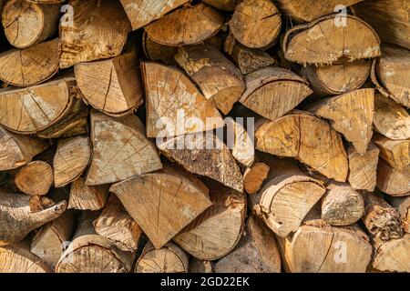 A stack of kindling in different shapes Stock Photo - Alamy